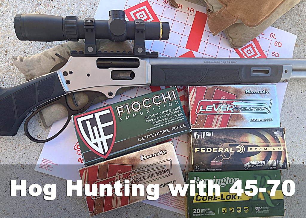 Using 45-70 for Hog Hunting - The Shooter's Log